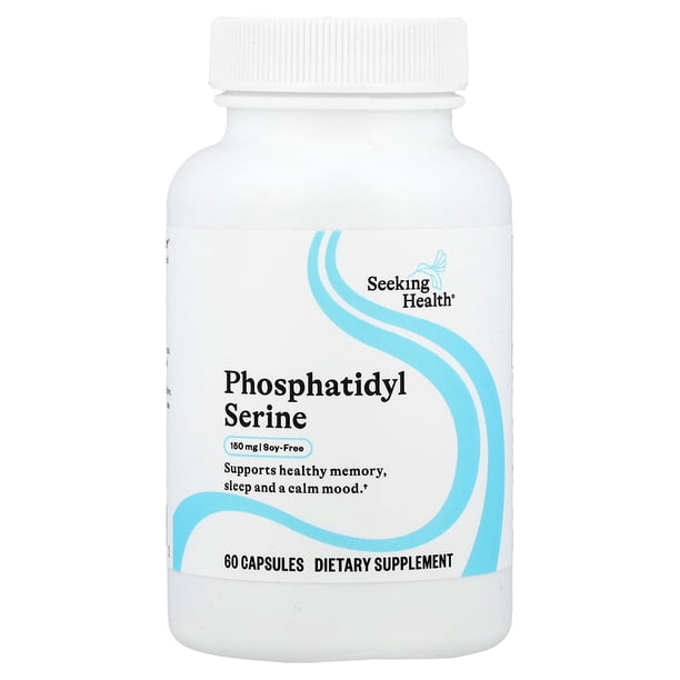 Suplemento Seeking Health Fosfatidilserina 150 mg 60 cápsulas | Walmart ...