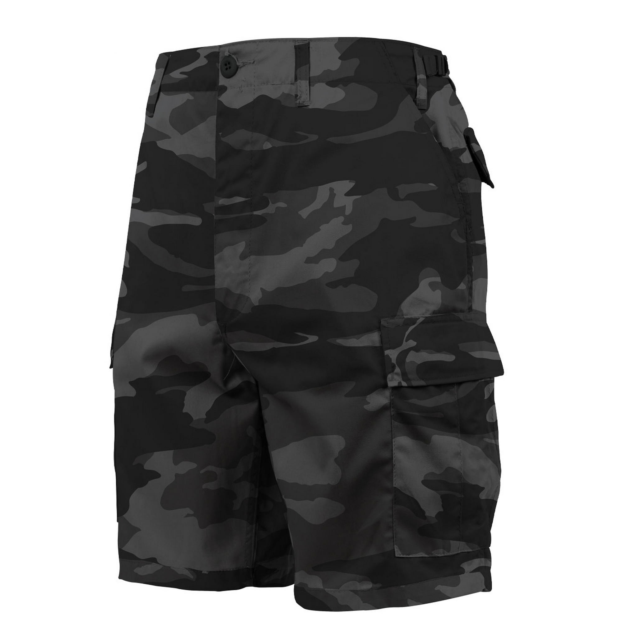 Click here for Rothco Colored Camo Bdu Shorts - Black Camo M prices
