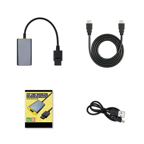 Forn64/para Ngc/snesconsole Retro Videojuego Consola Cable Conector Adaptador Feliz Sencillez ...