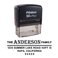Personalized Family Return Address Stamp Self Inking Custom Name Rubber ...