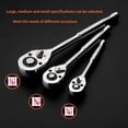 JROCHE 3Pcs High Carbon Steel Ratchet Spanner Set Perfect For Engine ...
