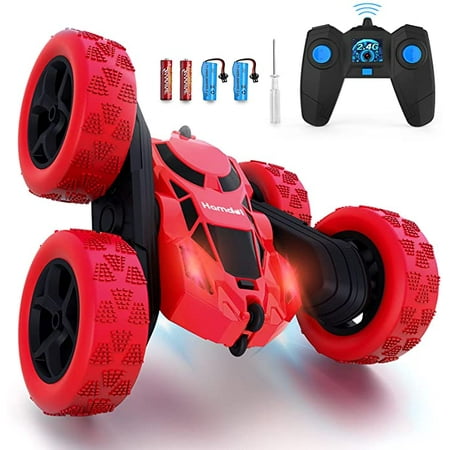 Hamdol Remote Control Car Double Sided 360°Rotating 4WD RC Cars with ...