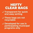 Hefty Clear Trash Bags, Clear, 13 Gallon, 80 Count - Walmart.com