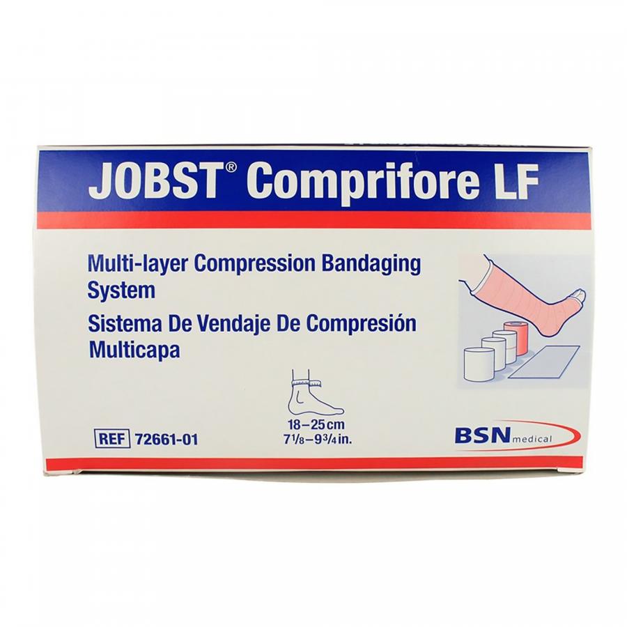 Jobst Comprifore LF 4-Layer Compression Bandage System, Ankle, Latex ...