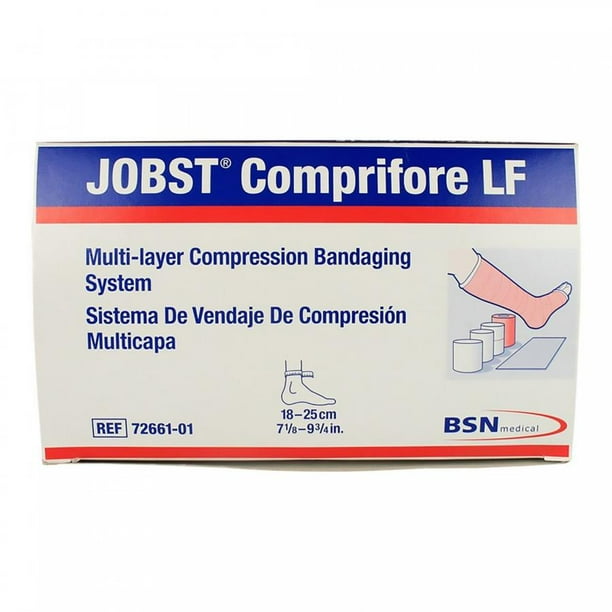 Jobst Comprifore LF 4-Layer Compression Bandage System, Ankle, Latex ...