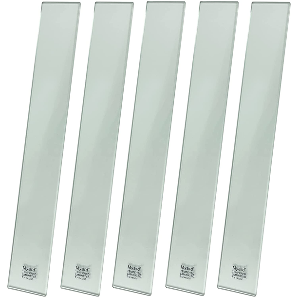 Myard Laminated + Tempered Glass Balusters for Deck Patio Fence Wood or ...