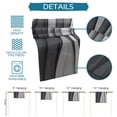 Black Grey Ombre Table Runner 70 Inches Long - Modern Geometric ...