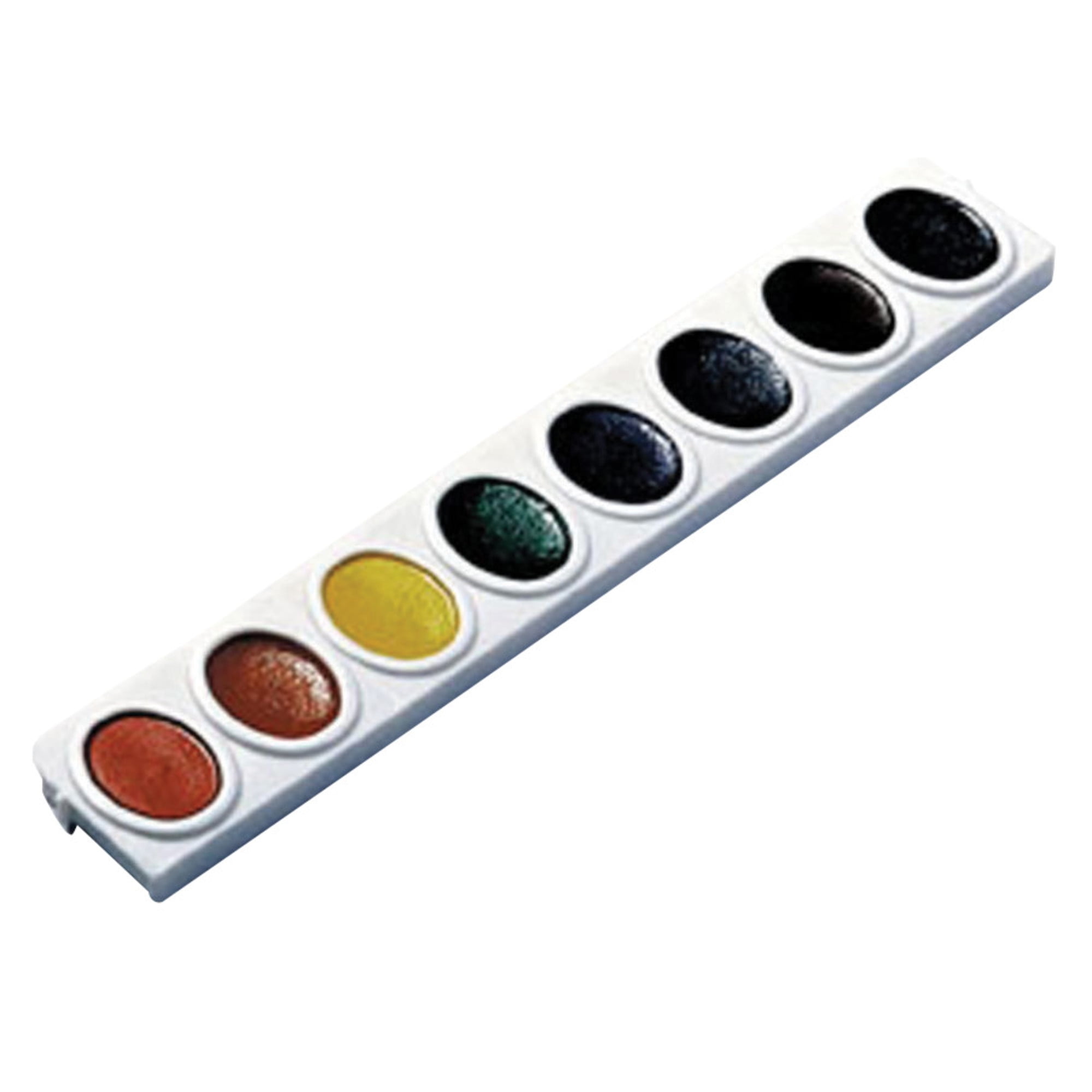 Prang Non-Toxic Semi-Moist Watercolor Paint Refill Strip Set, Plastic ...