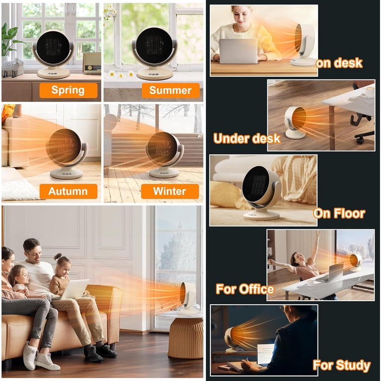 With Remote 2-in-1 Heater & Fan With Remote - 1500W Portable Space ...