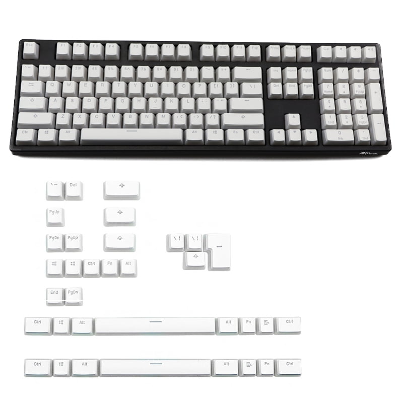 RGB 143 Keycaps White Pudding Double Skin Milk India | Ubuy