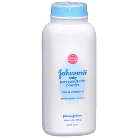 JOHNSON'S Pure Cornstarch Baby Powder 4 oz (Pack of 6) - Walmart.com