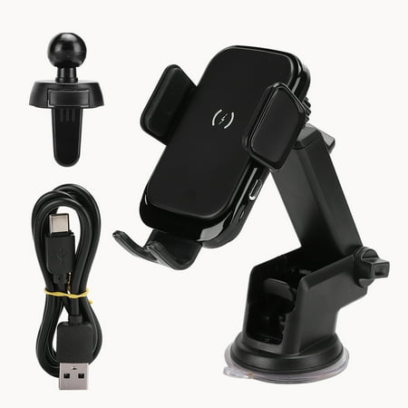 Car Mobile Phone Charger, Smart Sensor Buttons Low Temperature Fast ...