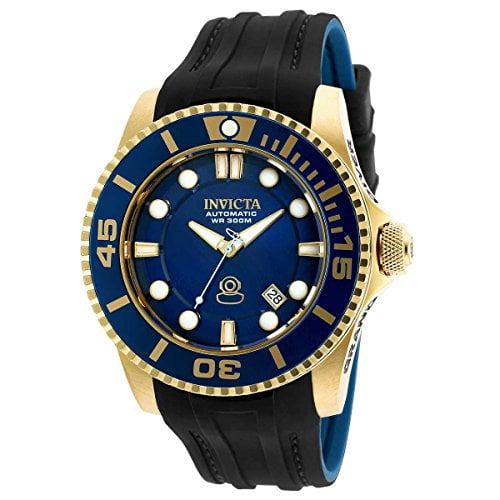 Invicta - Invicta Men's 20203 Grand Diver Blue Dial Black and Dark Blue ...