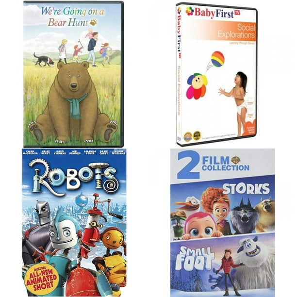Children's 4 Pack DVD Bundle: Were Going on a Bear Hunt, BabyFirstTV ...