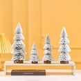 Riforla Tabletop Christmas Tree Artificial Mini Small Snow Flocked Xmas ...