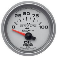 AUTO METER 6527 2-1/16IN OIL PRESS, 0-100 PSI, DIGITAL SILVER - Walmart.com