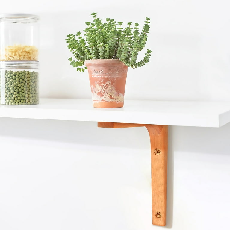 Decorative Wooden Wall Shelf Brackets | Shelly Lighting