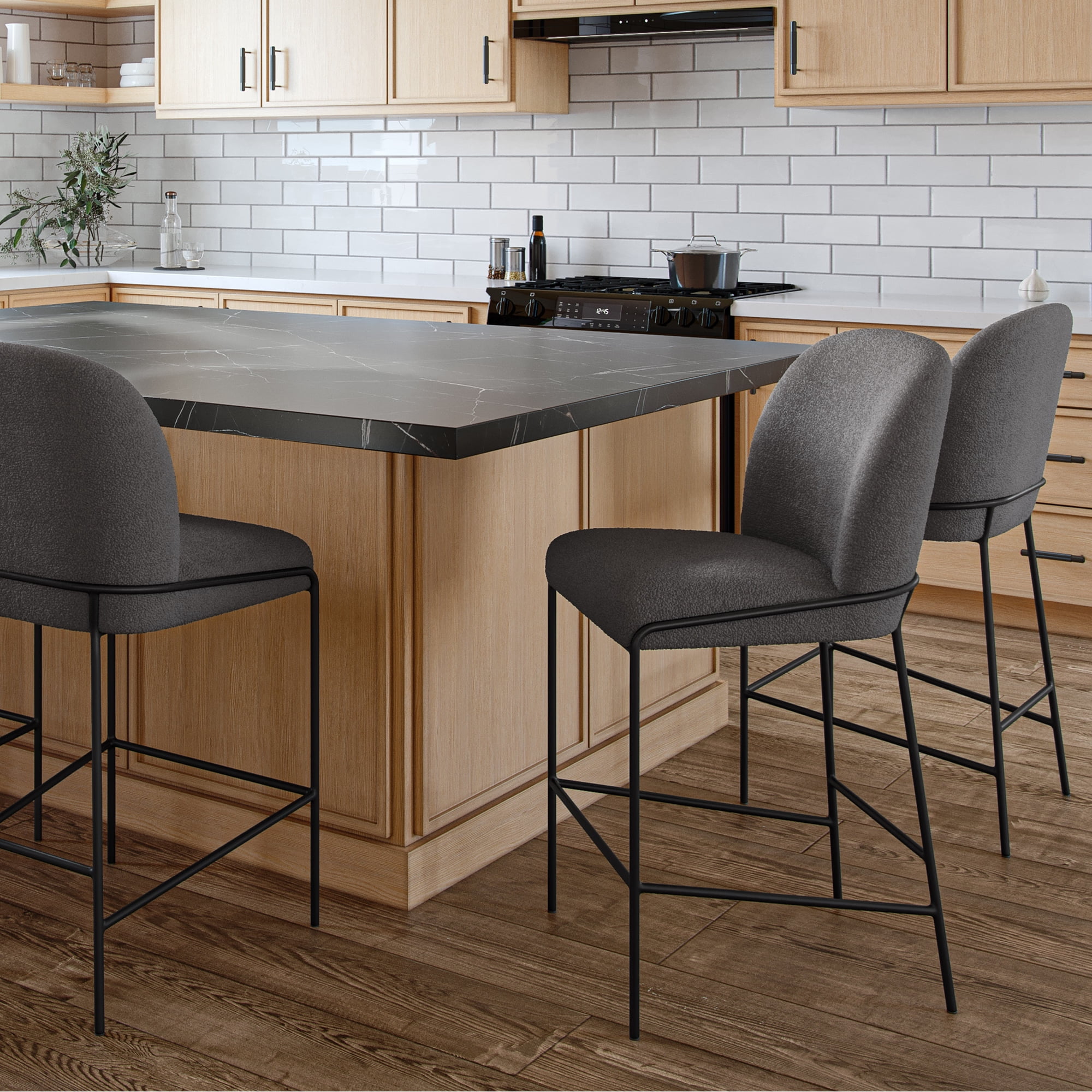 Click here for Corliving Blakeley Modern Boucle Upholstered Indoo... prices