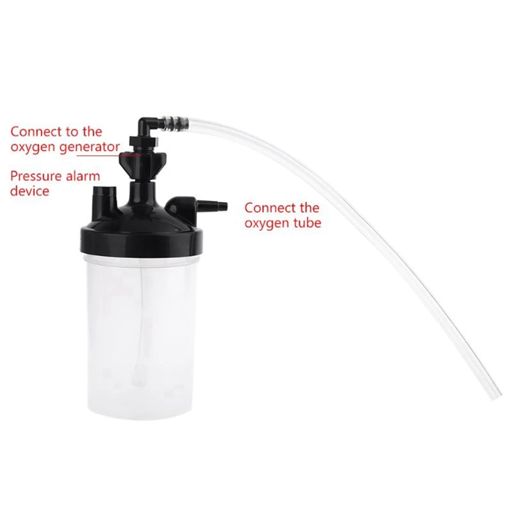 Buy 2X Humidifier Water Bottle and Tubing Connector Elbow 12 Inch for ...