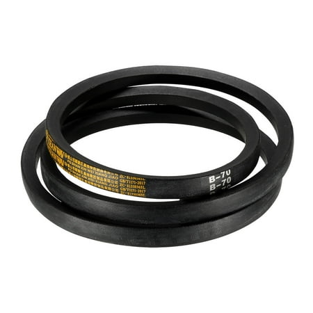Uxcell B70 Drive V Belt Girth 70-inch Industrial Power Rubber ...