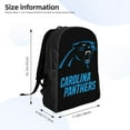 Panthers football team Sports Backpack Large Capacity Adjustable Straps ...
