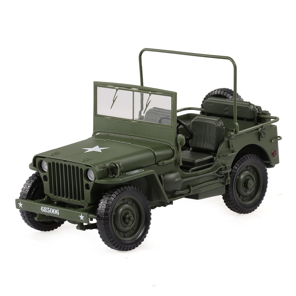 685006 1/18 Military Jeep Toy Car Military Tactics Car Model Decoration ...