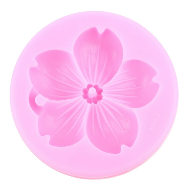 Sakura Flower Shaped Aromatherapy Wax Silicone Mould Cake Baking DIY ...