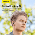 Baseus Wireless Earbuds Bluetooth Ear Buds In-Ear Earphones with Mic ...