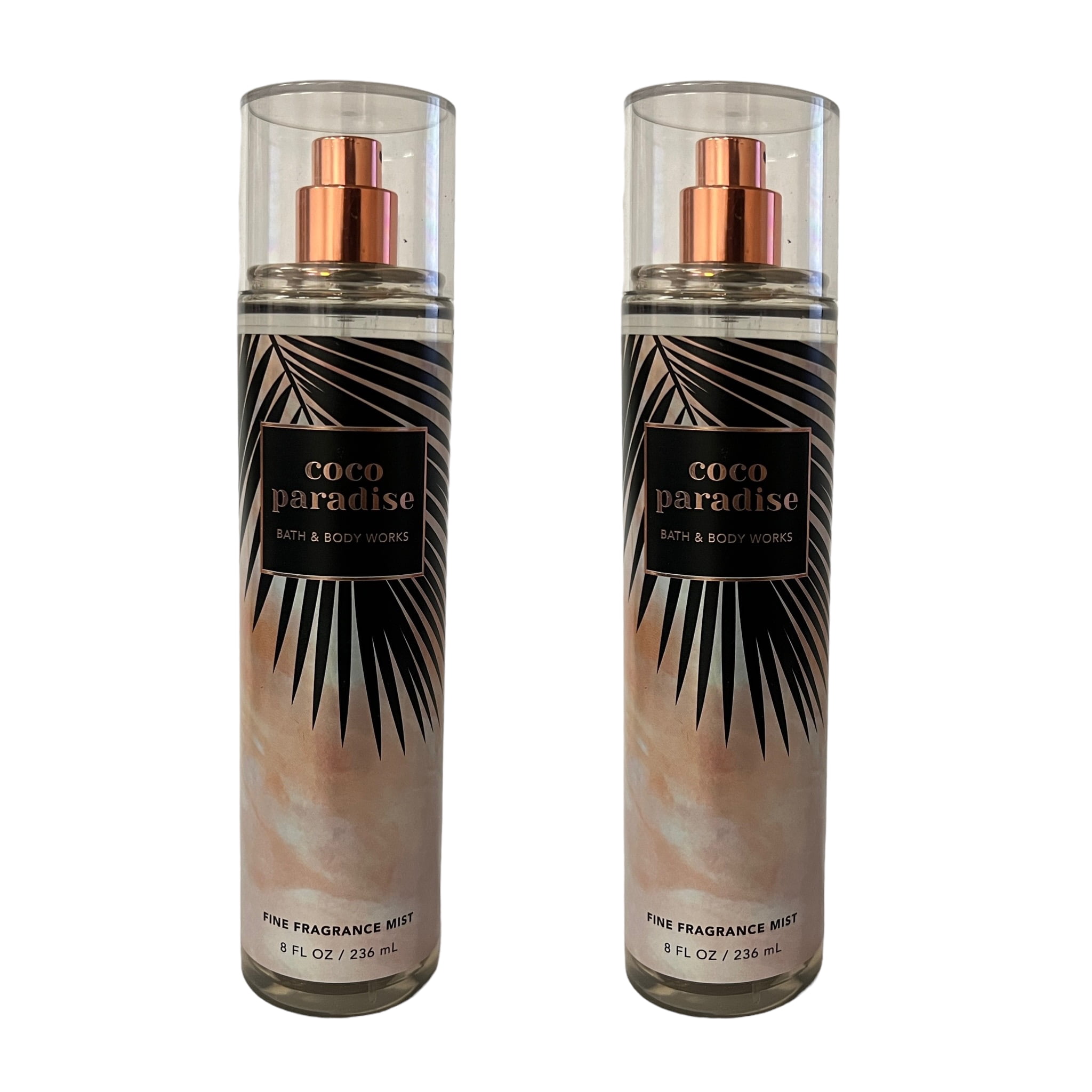 Bath and Body Works Coco Paradise Fine Fragrance Mist 8 fl oz Set of 2 ...
