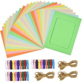 Triani 30 Pack Paper Picture Frames，4 x 6 inch DIY Cardboard Photo ...
