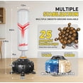 69'' Freestanding Punching Bag,with Boxing Gloves Heavy Boxing Bag with ...