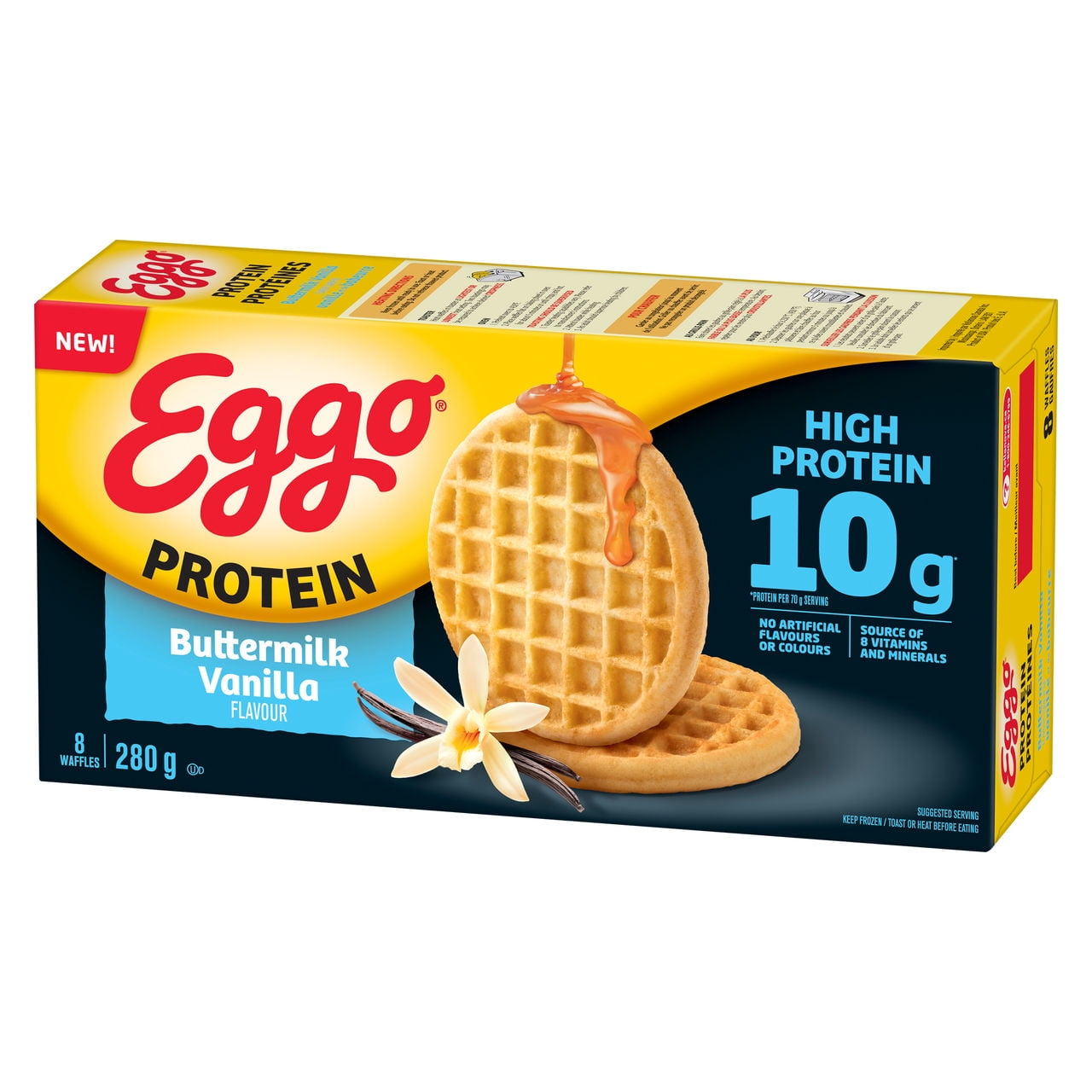 Click here for Eggo Protein Buttermilk Vanilla Waffles 8 Count L prices