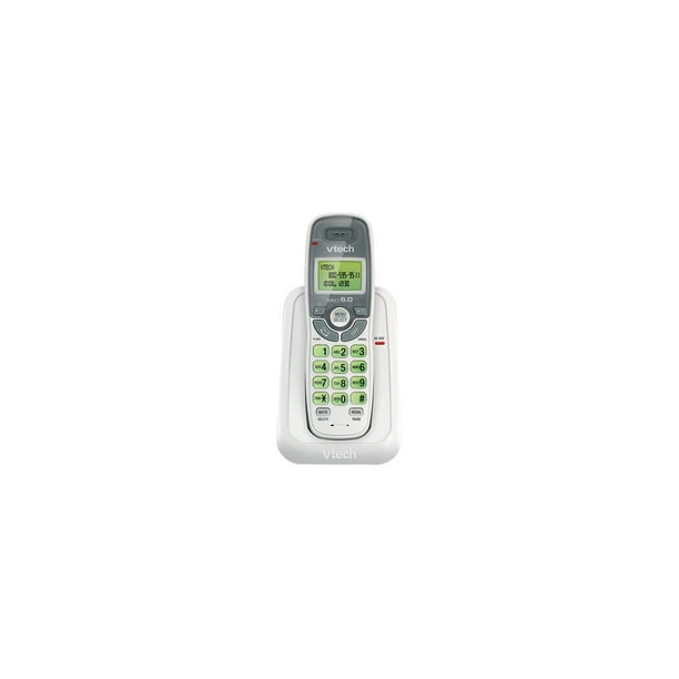 Vtech CS6114 1 Handset Cordless Phone- Caller ID, White - Walmart.com