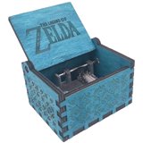 The Legend of Zelda Music Box Hand Crank Musical Box Carved Wooden Music Boxes Mini Size,Play ...