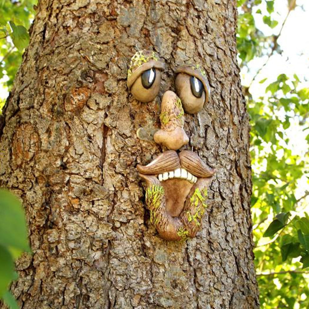 Interesting Old Man Tree Hugger Tree Hugger Yard Art Garden Decoration ...