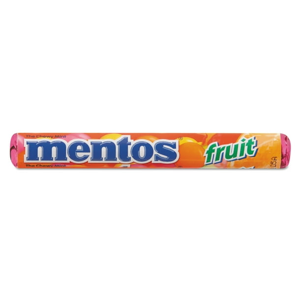 Mentos Fruit Rolls, 1.32 Oz., 15 Count - Walmart.com - Walmart.com