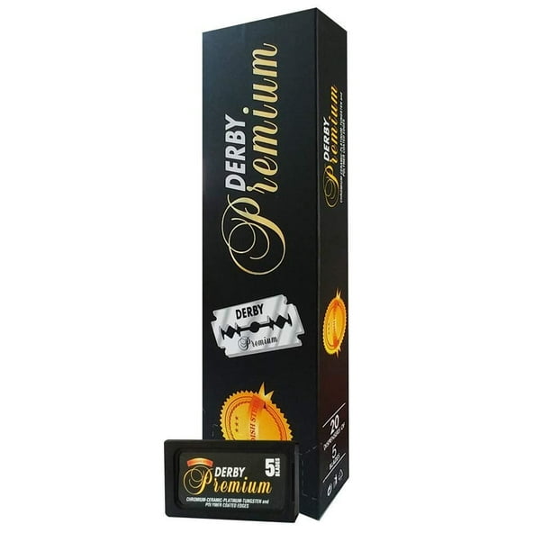 Navajas de Doble Filo Derby Premium Acero Sueco 100pz DERBY DERBY ...