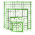 4Pcs Multifunctional Acrylic Sewing Templates for Quilting, Patchwork ...