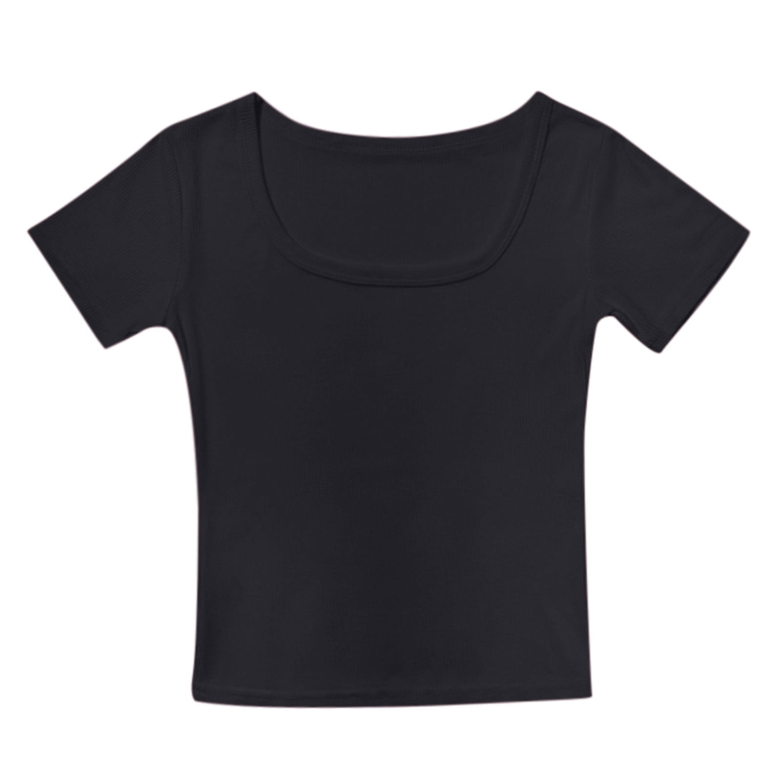 Click here for Fyduu Kids Crop Tops For Girls Short Sleeve Shirt... prices