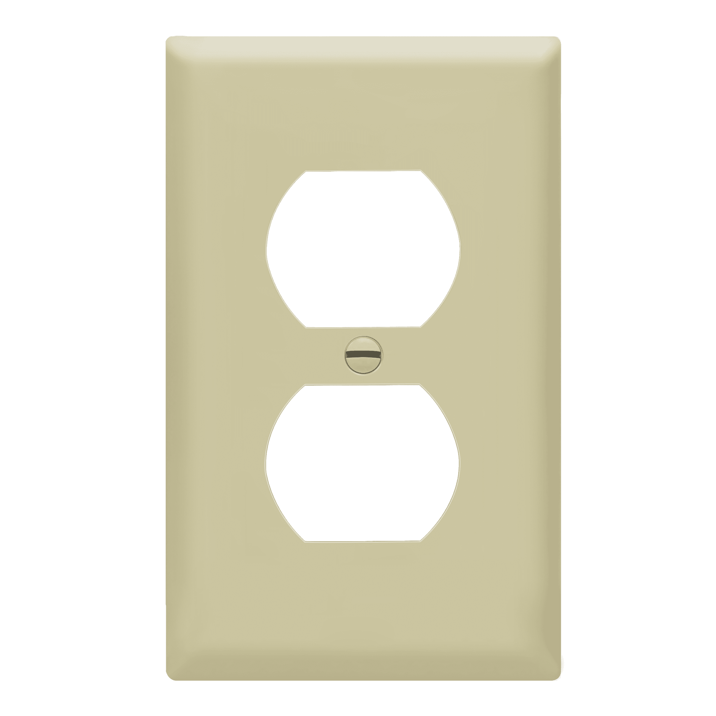 ENERLITES Duplex Receptacle Outlet Wall Plate, Standard Size 1-Gang ...