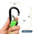 JORESTECH Tool Tether Lanyard with Carabiner and Choke Cable Loop ...
