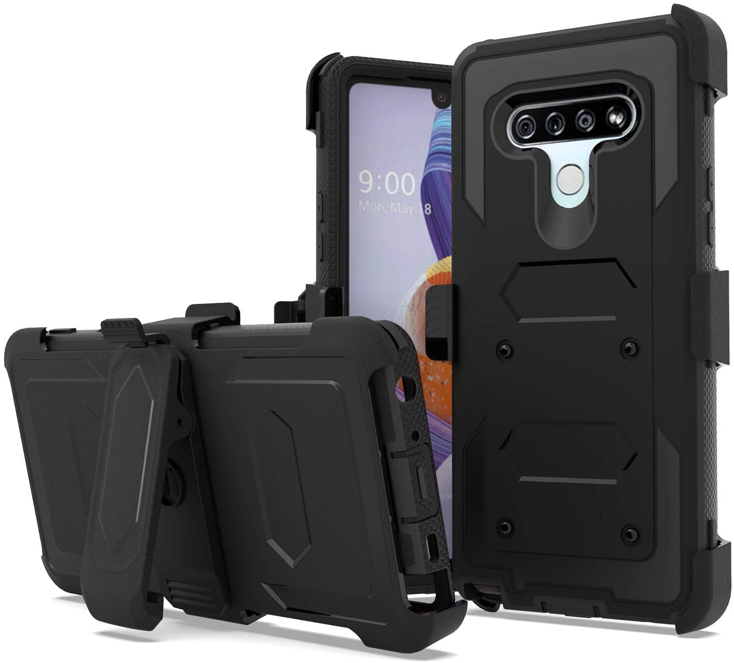 LG Stylo 6 Case, Stylo 6 Plus Case w/ Built in Screen Protector Heavy ...