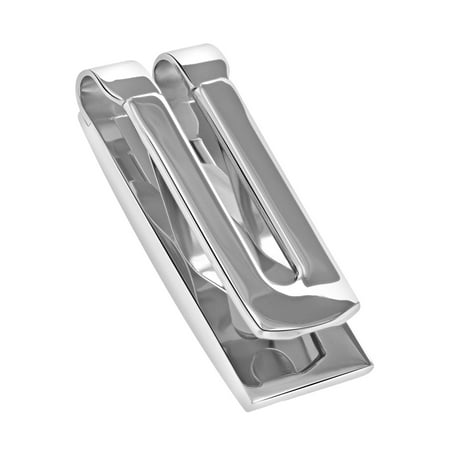 ONLINE - Men’s Stainless Steel Check Money Clip - Walmart.com - Walmart.com