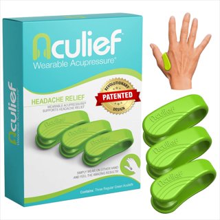 Aculief Wearable Acupressure Device - 1 Pack - Small - Black - Walmart.com