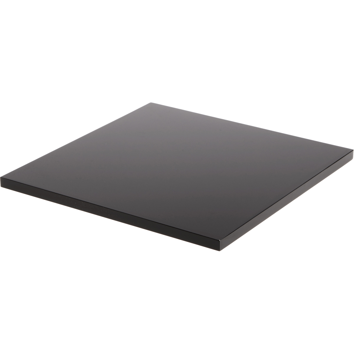 Plymor Black Square Acrylic Display Base, 8" W x 8" D x 0.375" H, Pack ...