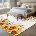 5x7 Area Rugs for Living Room, Eucalyptus Leaves Non Slip Area Rugs for ...