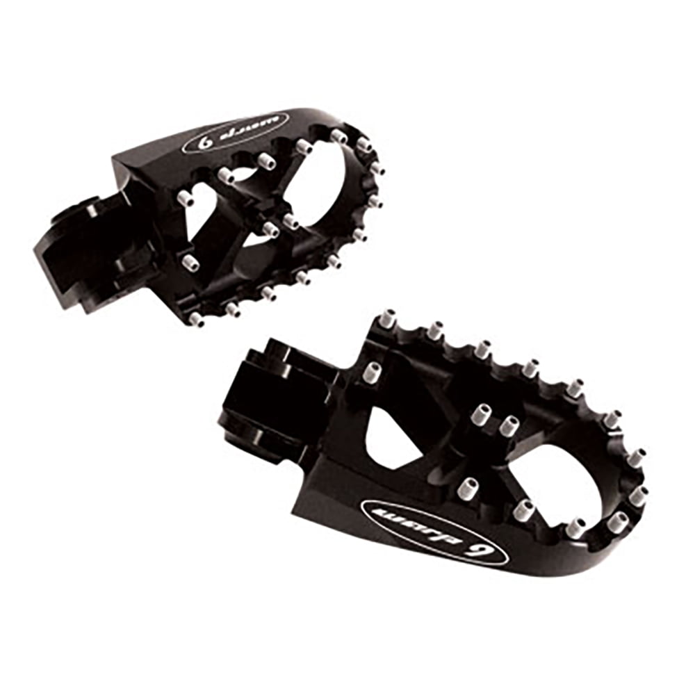 Warp 9 Oversized MX Foot Pegs Black Compatible With Yamaha TENERE 700 ...