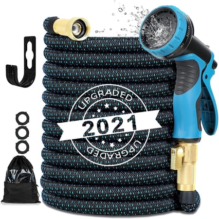 ShenMo 15m Extendable Hose, Detachable Spray Nozzle with 3/4" Metal ...