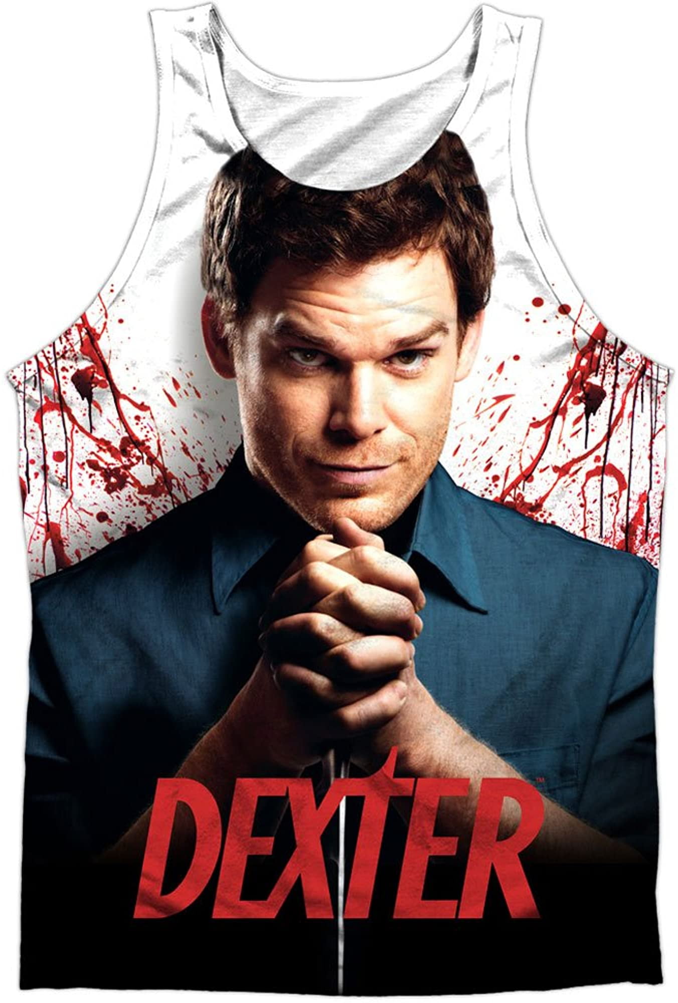 Dexter Crime Drama Television Series Bloody Wings Front Print Tank Top ...