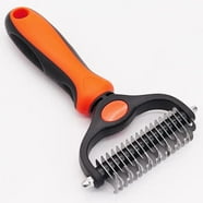 2 in 1 Professional Grooming Rake for Cats & Dogs-Dematting Comb for ...